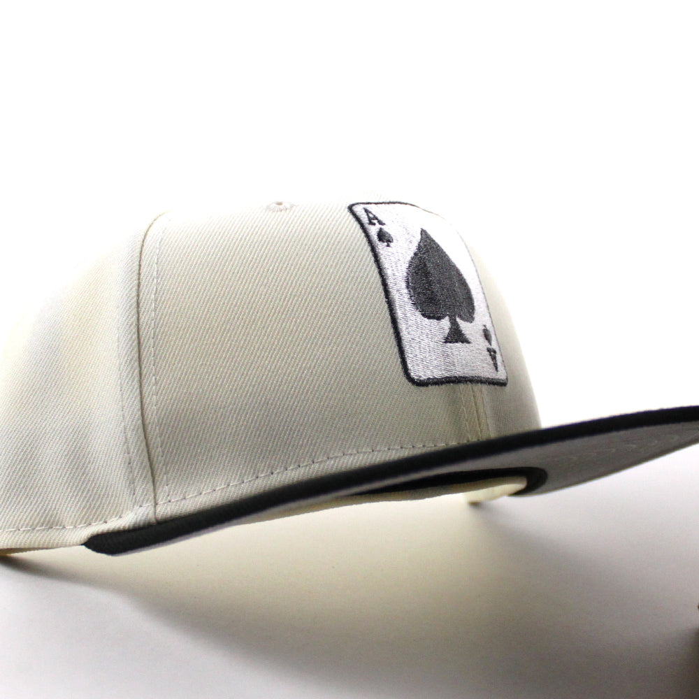 Ace of Spade Ace patch New Era 9Fifty (Chrome White Black Gray Under B ...