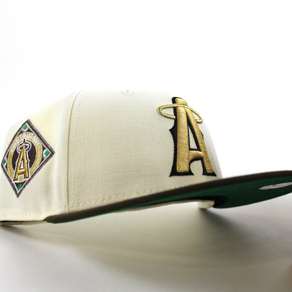 Anaheim Angels Angels BaseBall Patch New Era 59Fifty Fitted Hat (Chrom ...