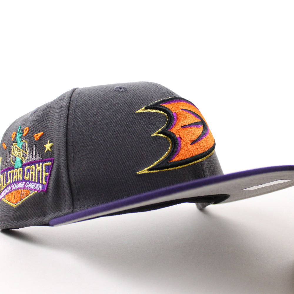 Anaheim Ducks 1994 All Star Game New Era 59Fifty Fitted Hat (Dark Grap ...