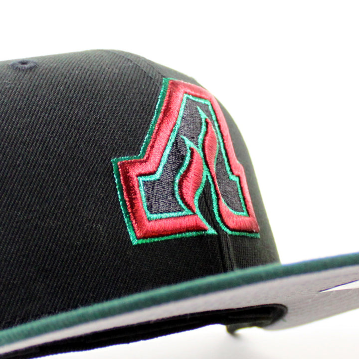 Atlanta Flames NHL Patch Patch New Era 59Fifty Fitted Hat (Black Dark ...