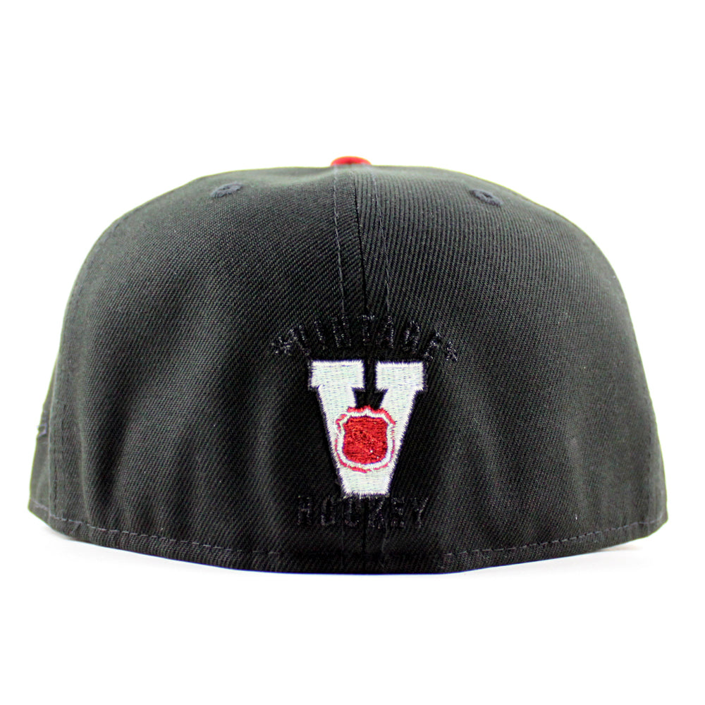 Atlanta Flames NHL Patch Patch New Era 59Fifty Fitted Hat (Black Dark ...