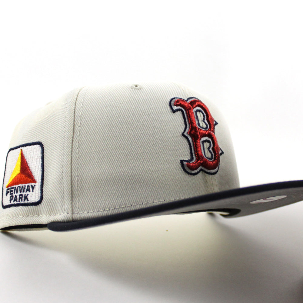Boston Red Sox CITGO Fenway Park New Era 59Fifty Fitted Hat (Chrome Wh ...