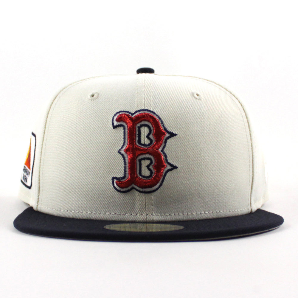 Boston Red Sox CITGO Fenway Park New Era 59Fifty Fitted Hat (Chrome Wh ...