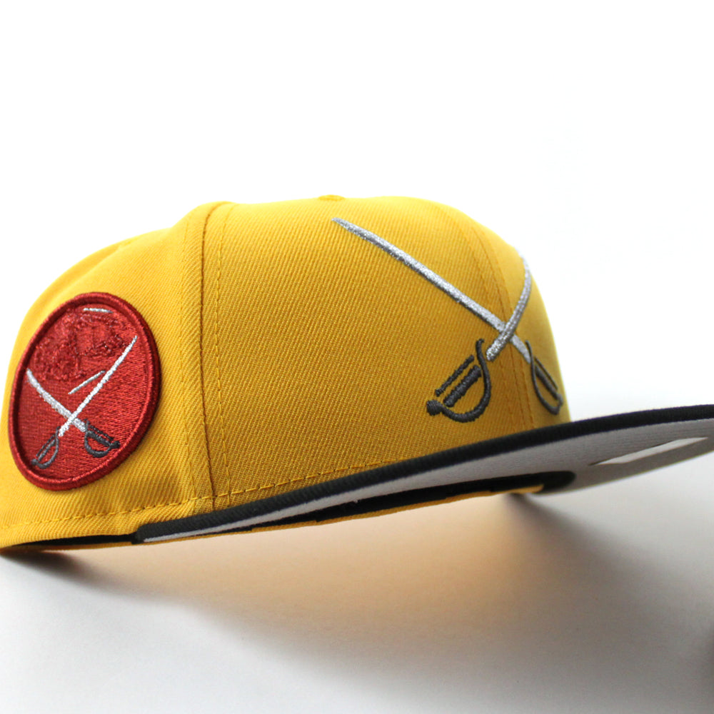 Buffalo Sabres Sword Patch New Era 59Fifty Fitted Hat (Gold Black Gray ...