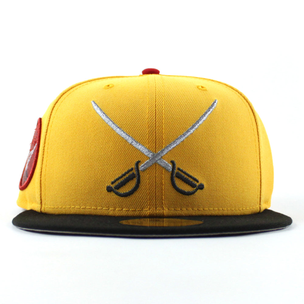 Buffalo Sabres Sword Patch New Era 59Fifty Fitted Hat (Gold Black Gray ...
