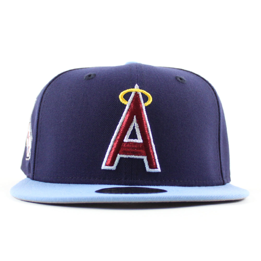 California Angels Angels Patch New Era 59Fifty Fitted Hat (Navy Blue S ...