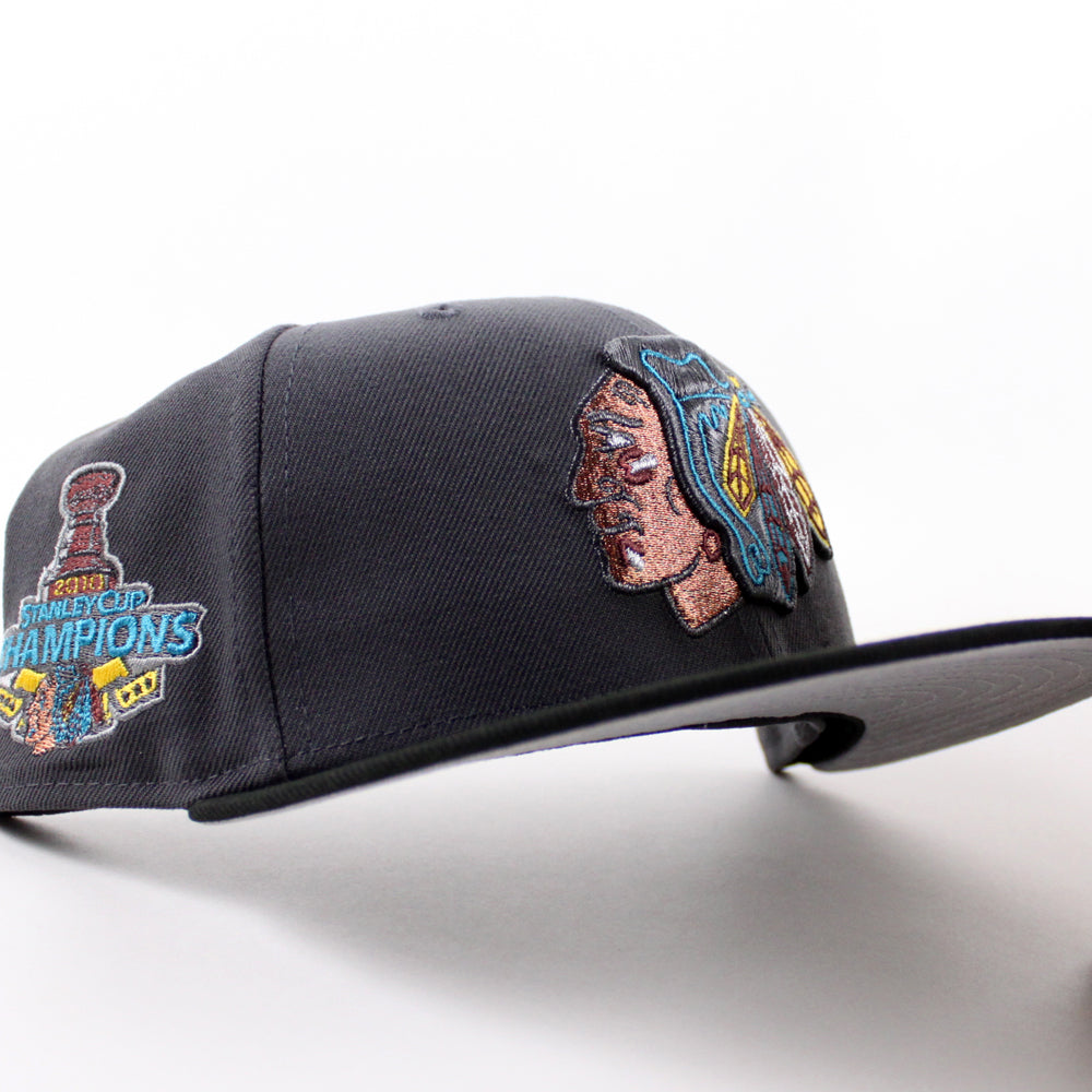 Chicago Blackhawks 2010 Stanley Cup Champions New Era 59Fifty Fitted H ...