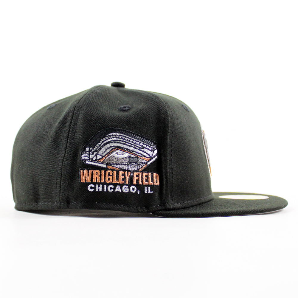 Chicago Cubs Wrigley Park New Era 59Fifty Fitted Hat (Black Gray Under ...