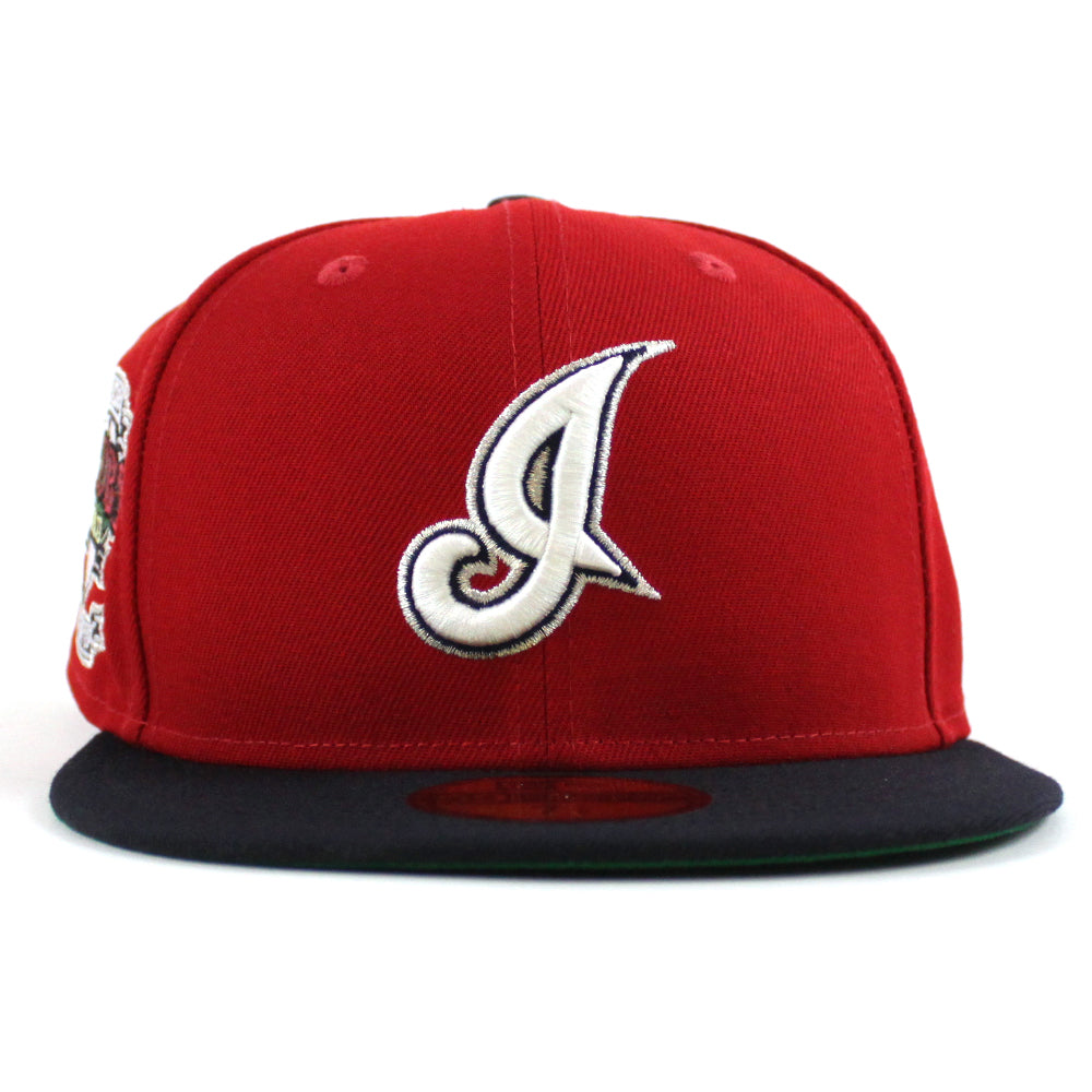 Cleveland Indians Jacobs Field New Era 59Fifty Fitted Hat (Scarlet Nav ...