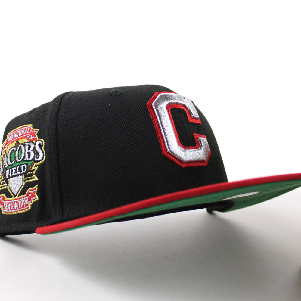Cleveland Indians Jacobs Field New Era 59Fifty Fitted Hat (Black Scarl ...