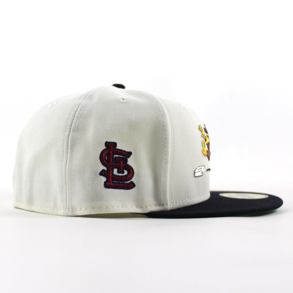 Fredbird St. Louis Cardinals STL Patch New Era 59Fifty Fitted Hat (Chr ...