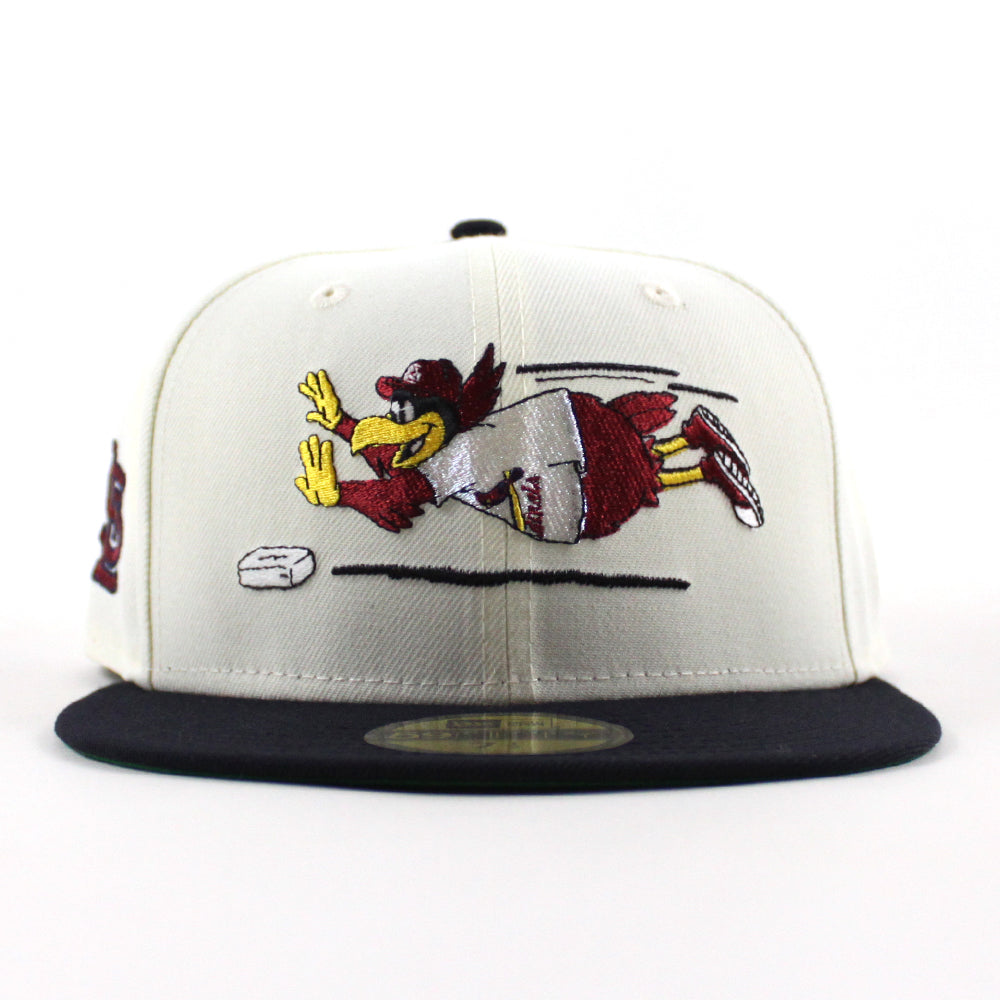 Fredbird St. Louis Cardinals STL Patch New Era 59Fifty Fitted Hat (Chr ...