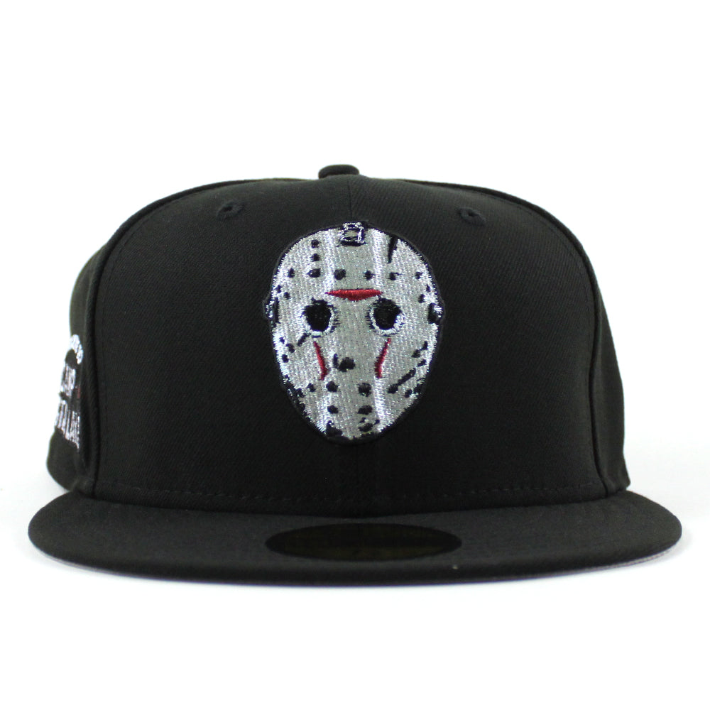 Friday the 13th Jason Head Camp Crystal Lake Patch New Era 59Fifty Fit ...