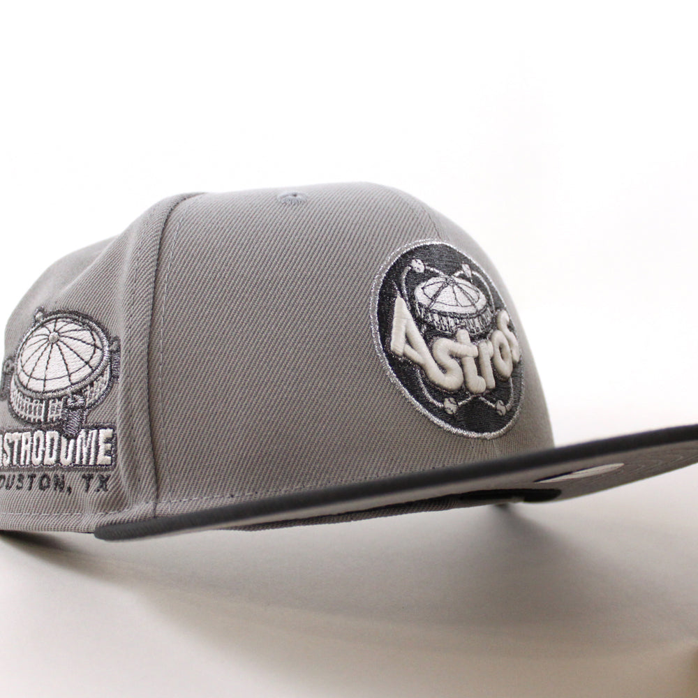 Houston Astros Astro Dome New Era 59Fifty Fitted Hat (Gray Graphite Gr ...