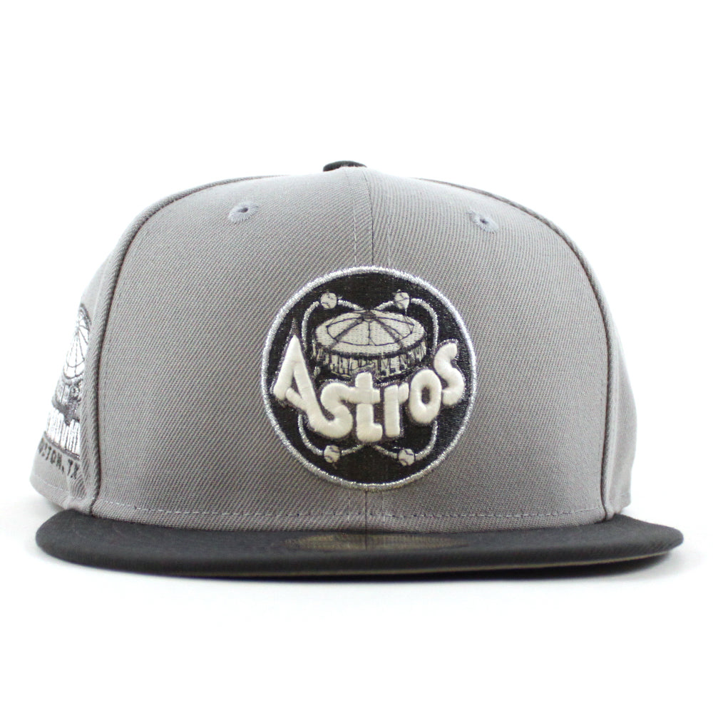 Houston Astros Astro Dome New Era 59Fifty Fitted Hat (Gray Graphite Gr ...
