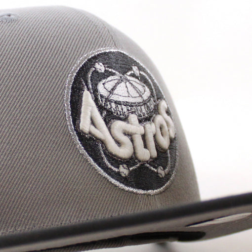 Houston Astros Astro Dome New Era 59Fifty Fitted Hat (Gray Graphite Gr ...