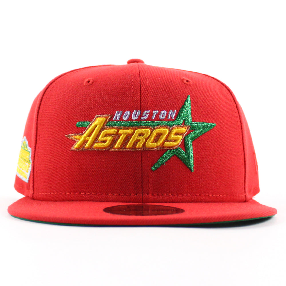Houston Astros Astrodome New Era 59Fifty Fitted Hat (Red Green Under B ...