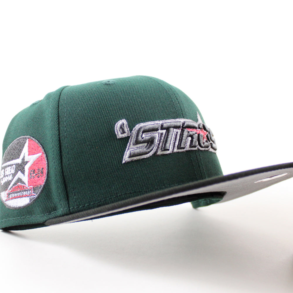 Houston ‘stros 35 Great Years Patch New Era 59Fifty Fitted Hat (Dark G ...