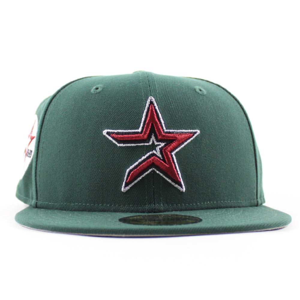 Houston Astros 35 Great Years Patch New Era 59Fifty Fitted Hat (Dark G ...