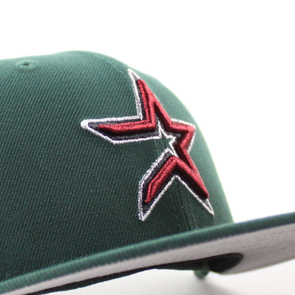 Houston Astros 35 Great Years Patch New Era 59Fifty Fitted Hat (Dark G ...