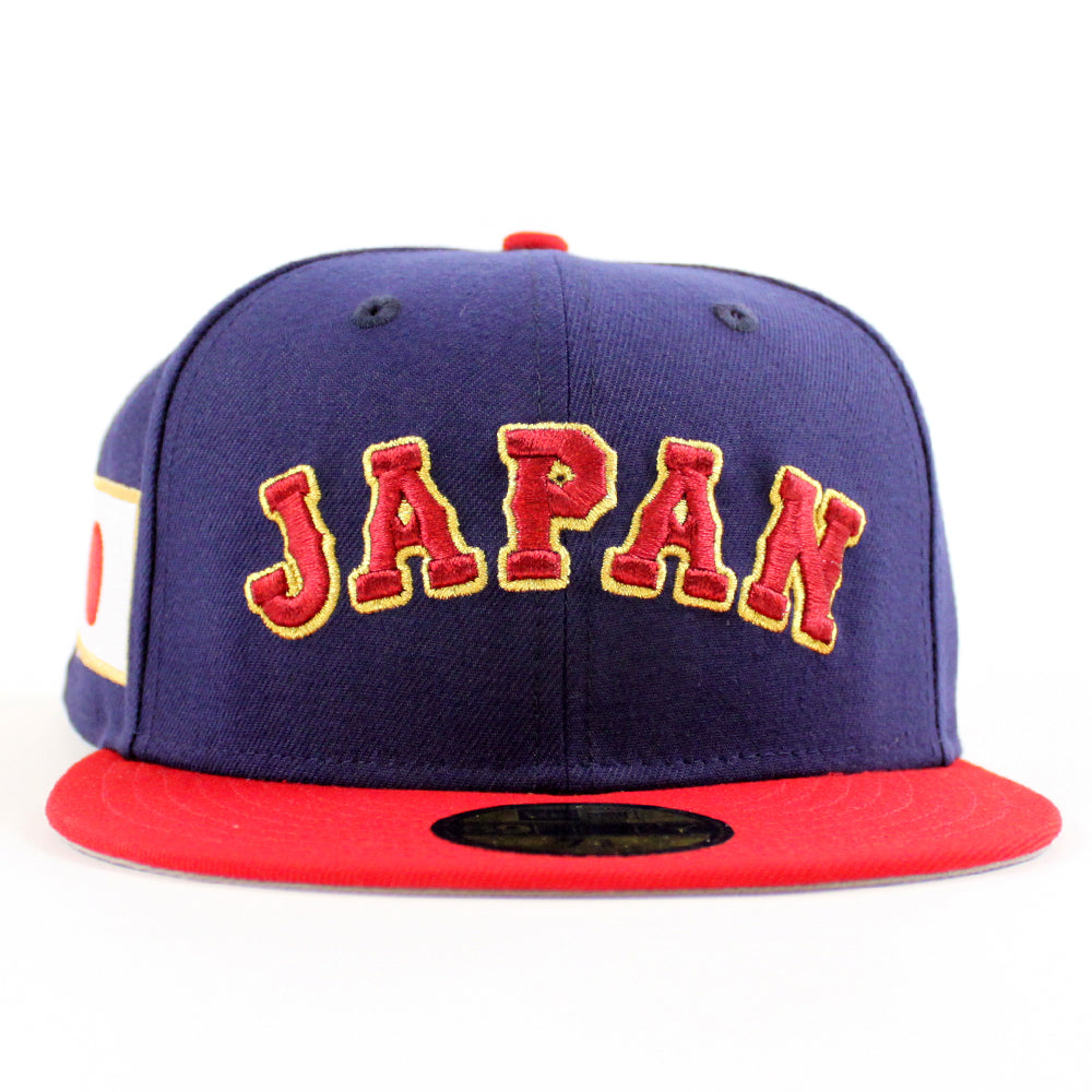 Japan 2023 World Baseball Classic (WBC) New Era 59Fifty Fitted Hat (Na ...