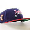 Kinston Indians Indians Patch New Era 59Fifty Fitted Hat (Navy Scarlet ...