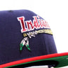 Kinston Indians Indians Patch New Era 59Fifty Fitted Hat (Navy Scarlet ...