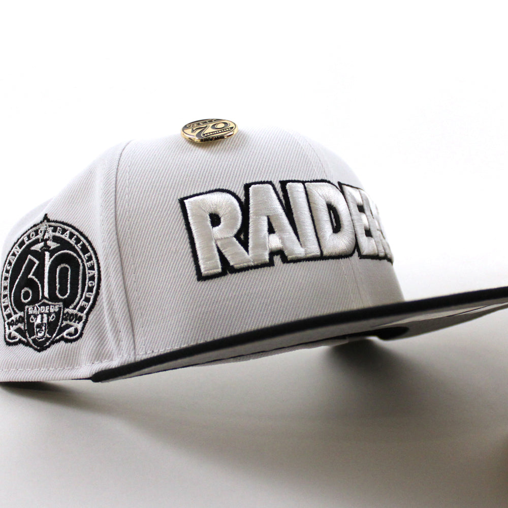 Las Vegas Raiders 5950 Days Super Bowl 60 New Era 59Fifty Fitted Hat ...