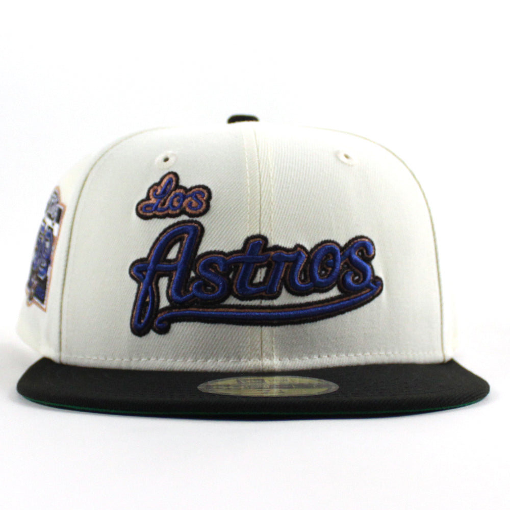 Los Astros 50 Years New Era 59Fifty Fitted Hat (Chrome White Black Gre ...