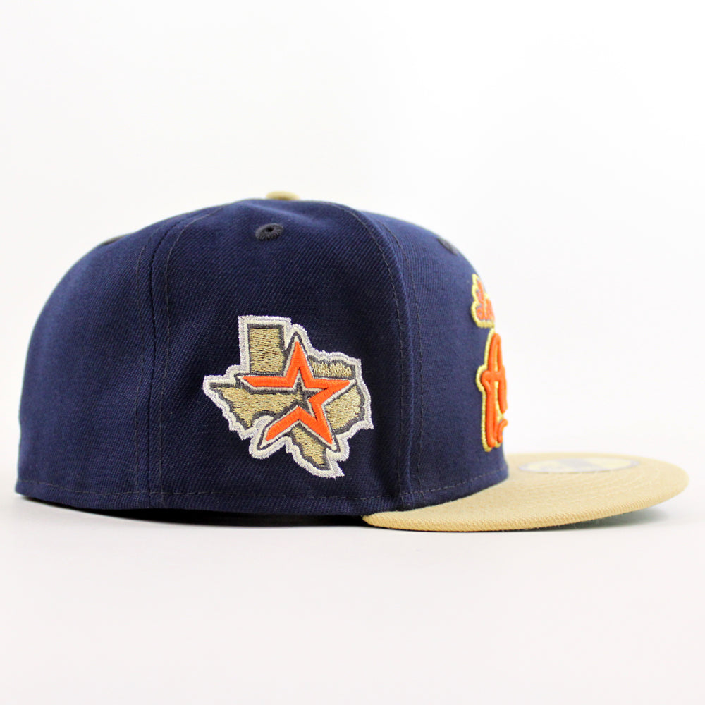 Houston Astros Astros patch New Era 59Fifty Fitted Hat (Oceanside Blue ...