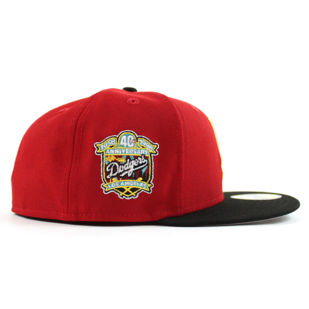 Los Angeles Dodgers 40th Anniversary New Era 59Fifty Fitted Hat (Scarl ...