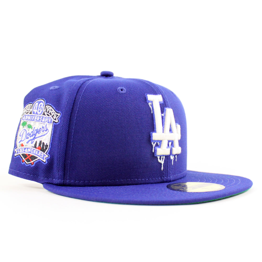Los Angeles Dodgers I Bleed Dodger Blue 40th Anniversary New Era 59Fif ...