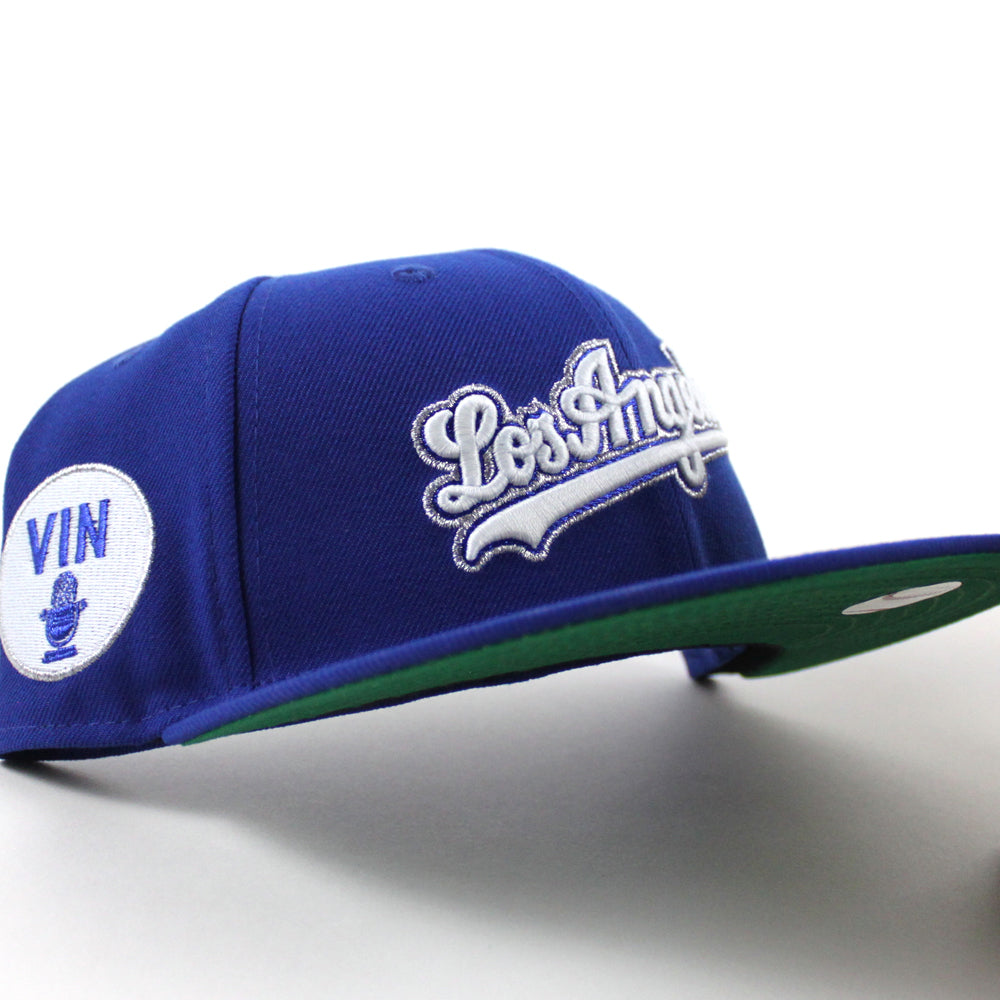 Los Angeles Dodgers VIN Microphone Patch New Era 59Fifty Fitted Hat (R ...