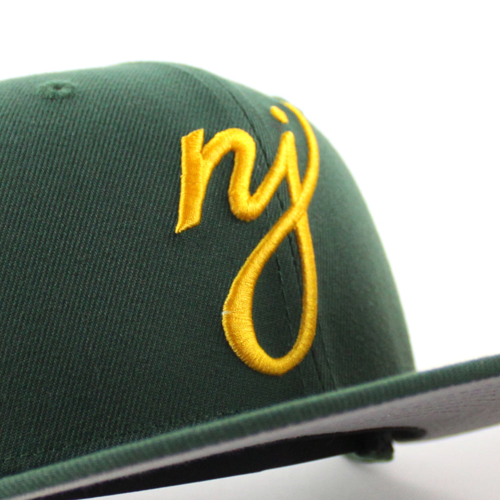 NJ New Era 9Fifty Snapback Hat (Mountain Green Gray Under Brim) – ECAPCITY
