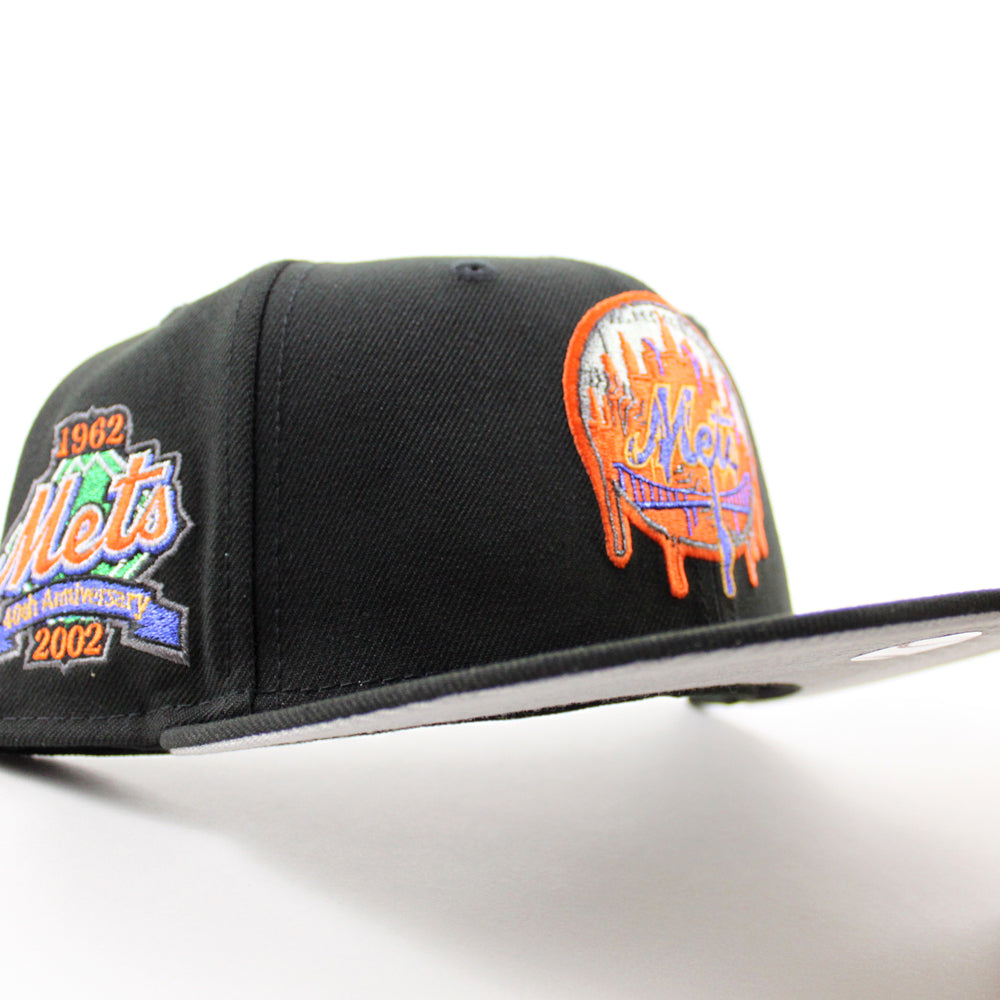 New York Mets (Drippy Logo) 25th Anniversary New Era 59Fifty Fitted Ha ...