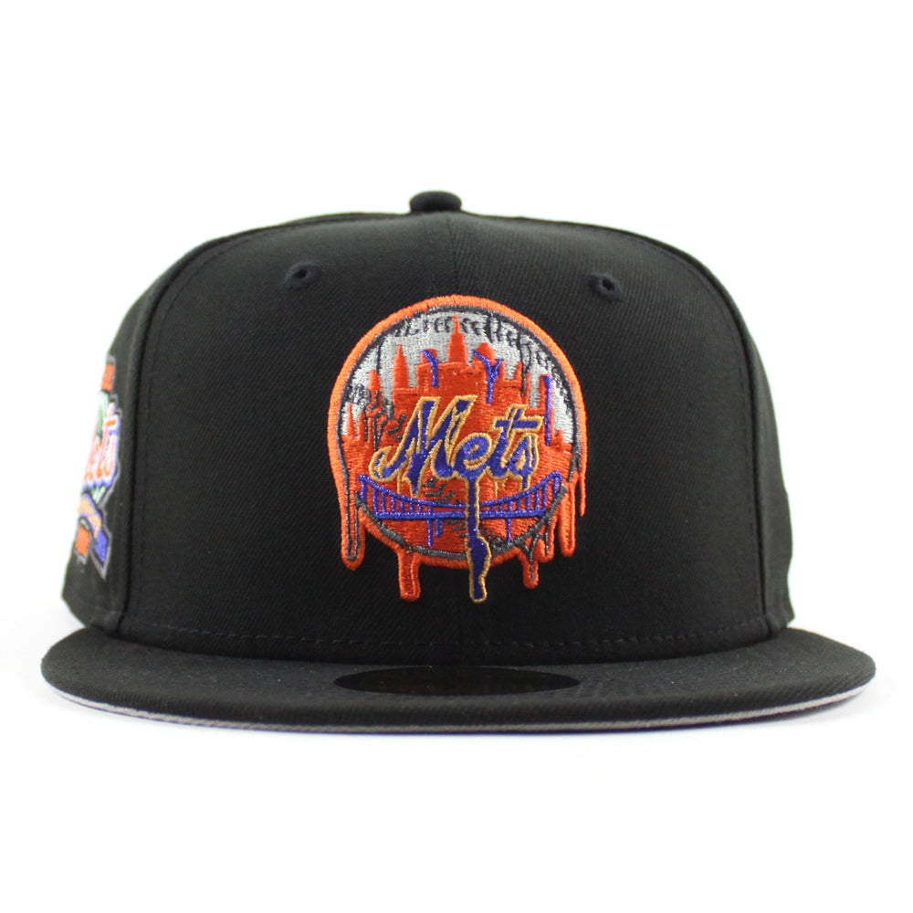 New York Mets (Drippy Logo) 25th Anniversary New Era 59Fifty Fitted Ha ...