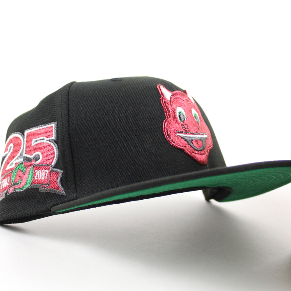 New Jersey Devils 25th Anniversary New Era 59Fifty Fitted Hat (Black G ...