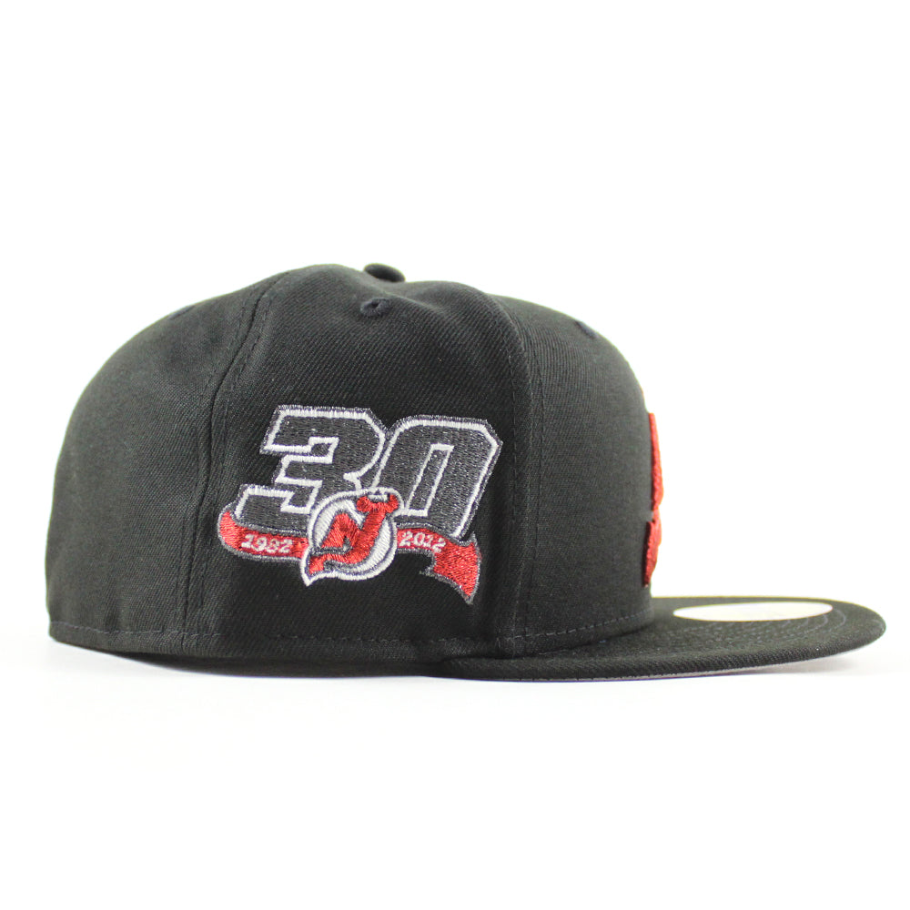 New Jersey Devils 30 Years New Era 59Fifty Fitted Hat (Black Gray Unde ...