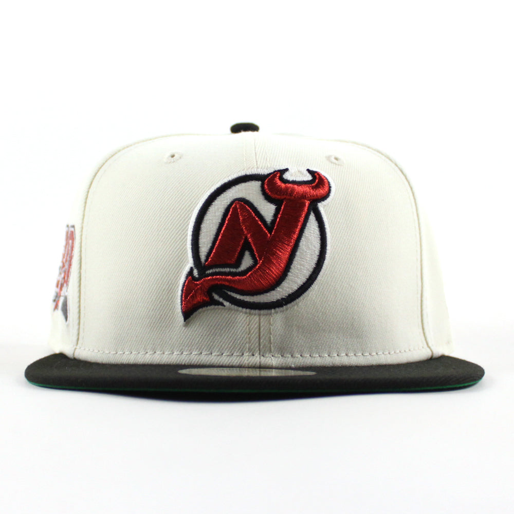 New Jersey Devils 30 Years New Era 59Fifty Fitted Hat (Chrome White Bl ...