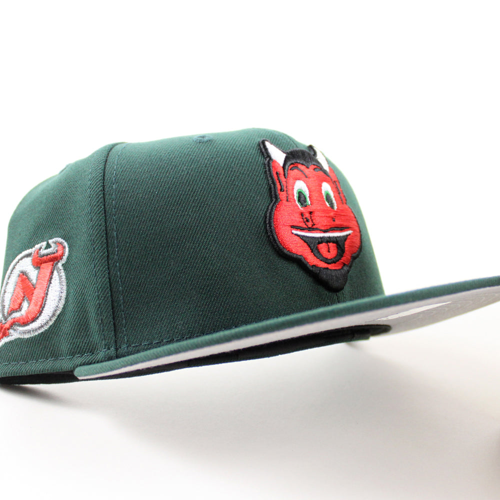 New Jersey Devils Devils Patch New Era 59Fifty Fitted Hat (Dark Green ...