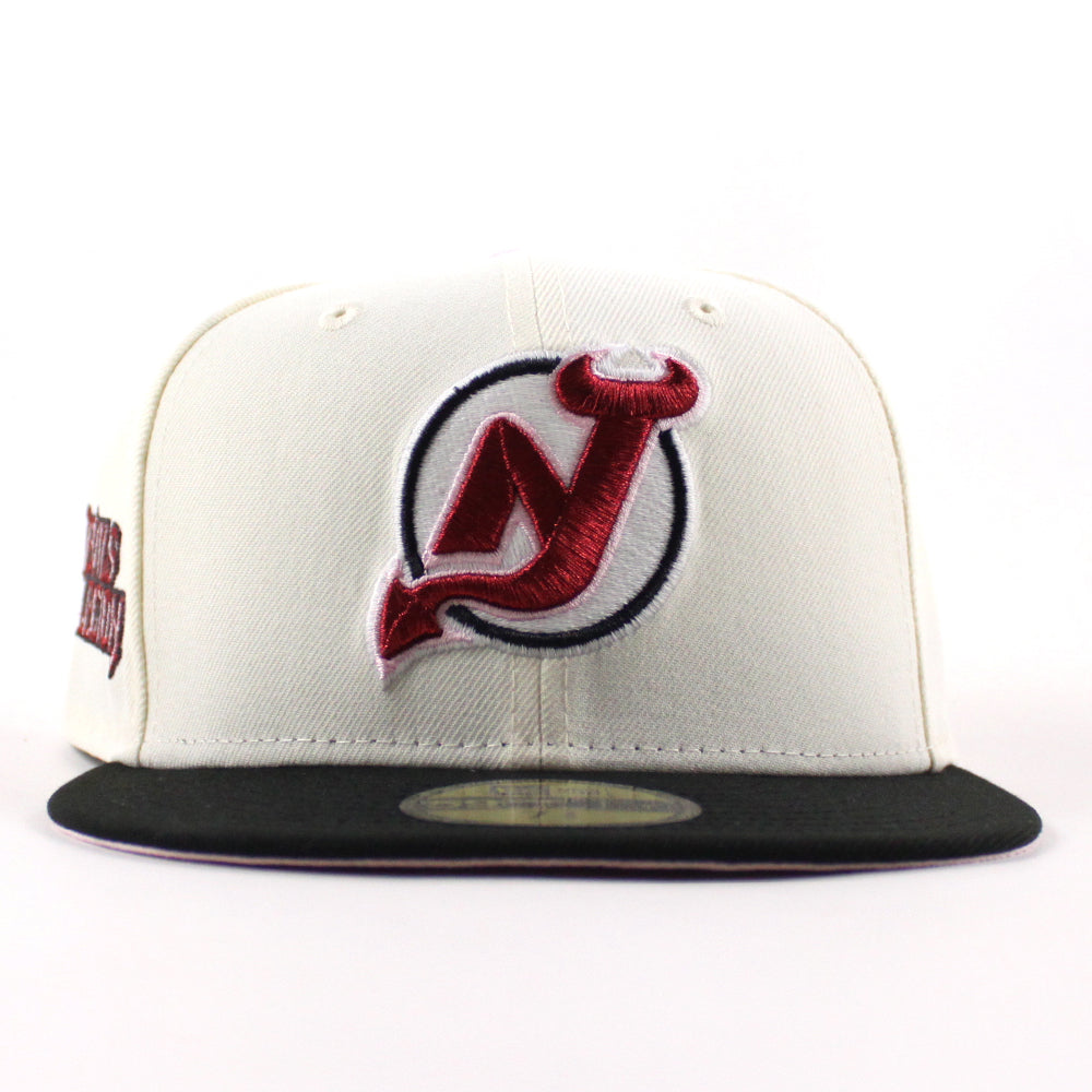 New Jersey Devils Devils legion Patch New Era 59Fifty Fitted Hat (Chro ...