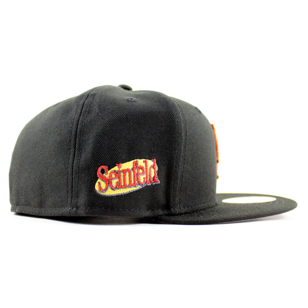 New York Mets SEINFELD New Era 59Fifty Fitted Hat (Black Gray Under Br ...