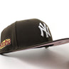 New York YANKEES SEINFELD New Era 59Fifty Fitted Hat (Walnut Brown Pin ...