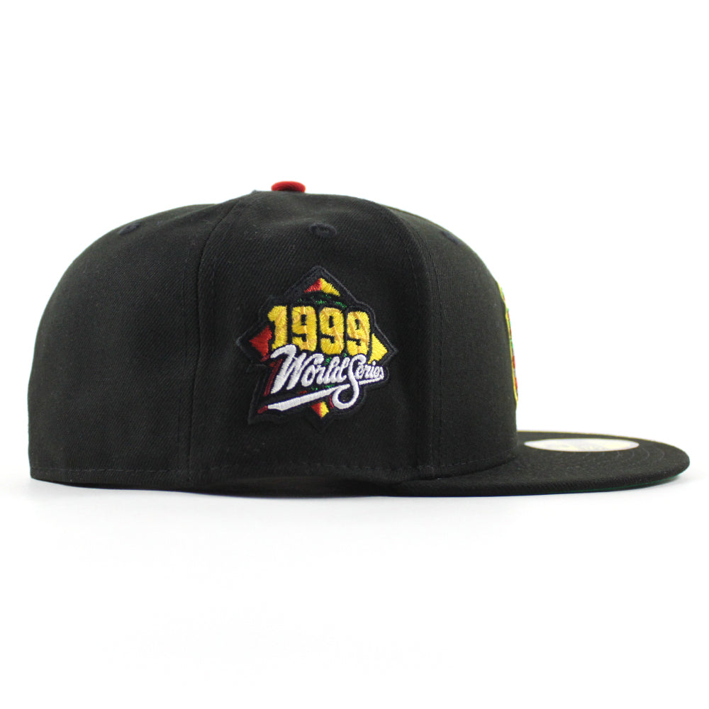 New York Yankees 1999 World Series New Era 59Fifty Fitted Hat (Black G ...
