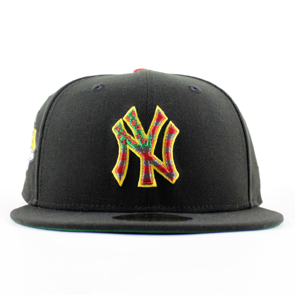 New York Yankees 1999 World Series New Era 59Fifty Fitted Hat (Black G ...