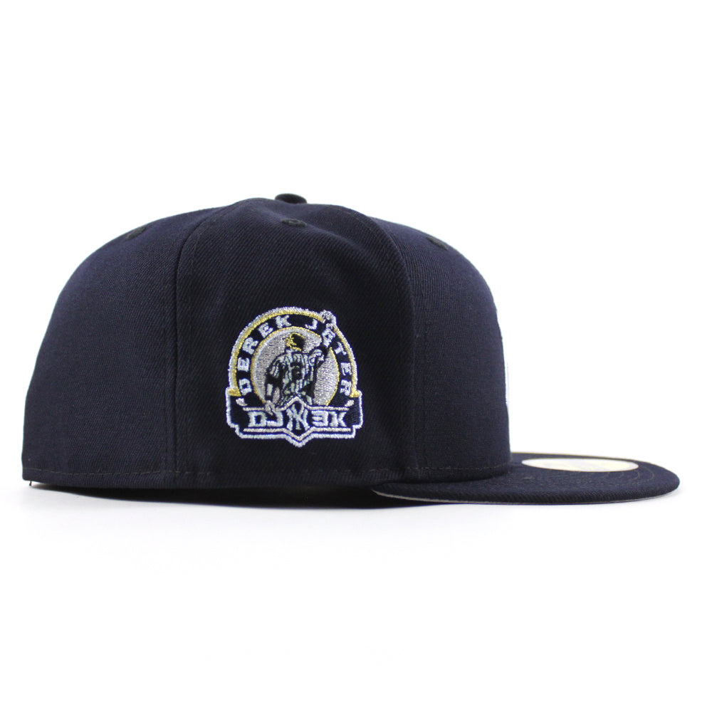 New York Yankees x Derek Jeter New Era 59Fifty Fitted Hat (Navy Gray U ...