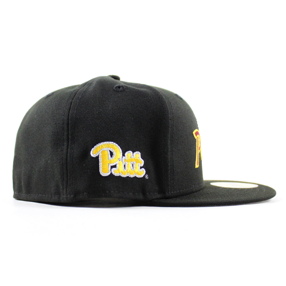 Pittsburgh Pirates x Pitt Panthers 59Fifty New Era Fitted Hats (Black ...