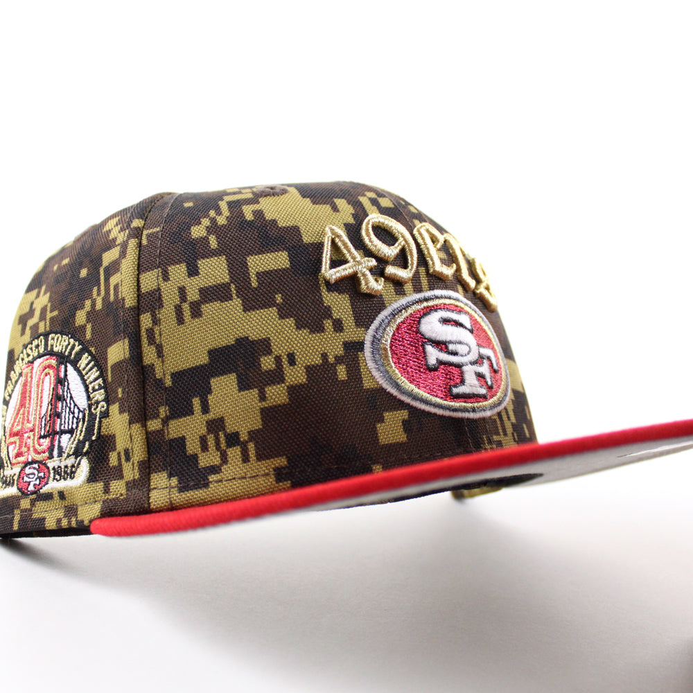 San Francisco 49ers 40th Anniversary New Era 59Fifty Fitted Hat (Digit ...