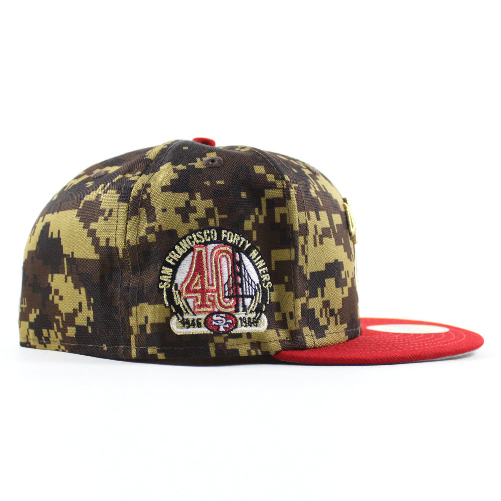 San Francisco 49ers 40th Anniversary New Era 59Fifty Fitted Hat (Digit ...
