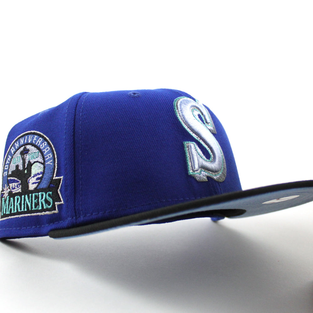 Seattle Mariners 30th Anniversary New Era 59Fifty Fitted Hat (Dark Blu ...
